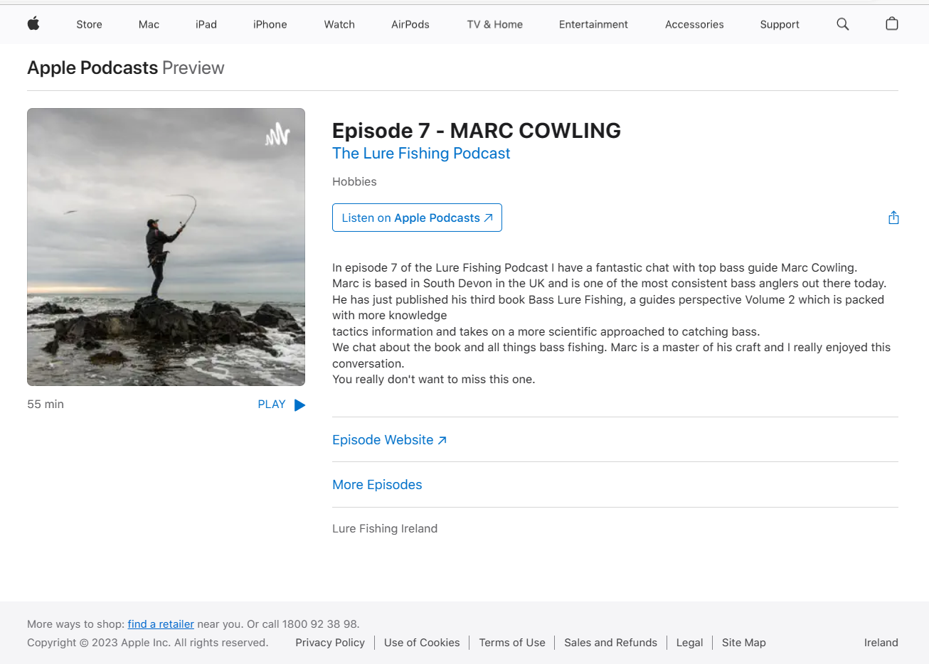 My appearance on ‘The Lure Fishing Podcast’ (in case you missed it ...