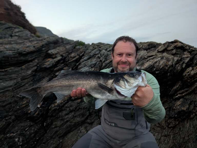 2nd Guide Client Catches – A ‘Positioned’ Popper… – South Devon Bass ...